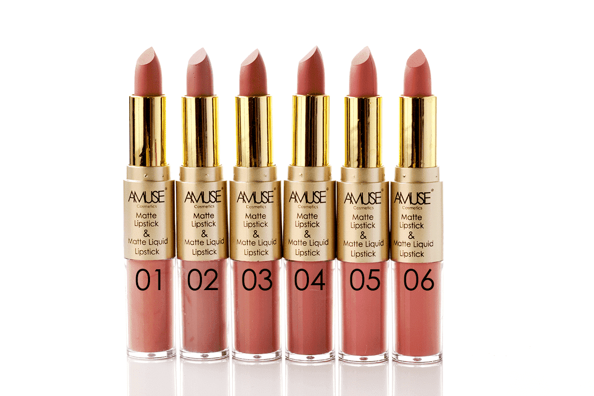 Amuse Duality Matte Lipstick - 12 Shades – CHERRIE
