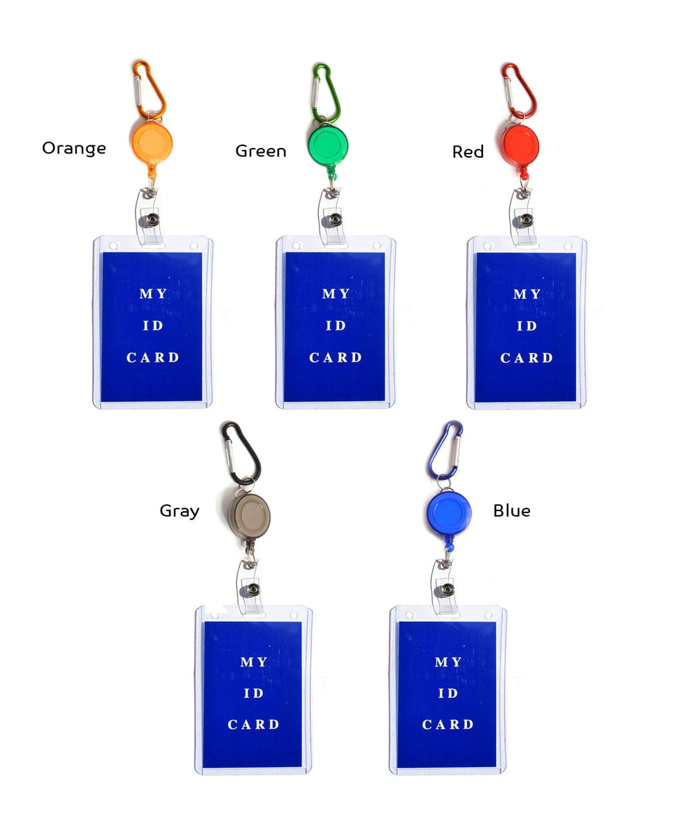 Id Badge Reel Holder Keychain – CHERRIE
